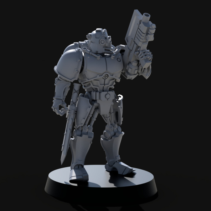 3D Printable Forgeborn Immortals Assault Squad by Laserforge Miniatures