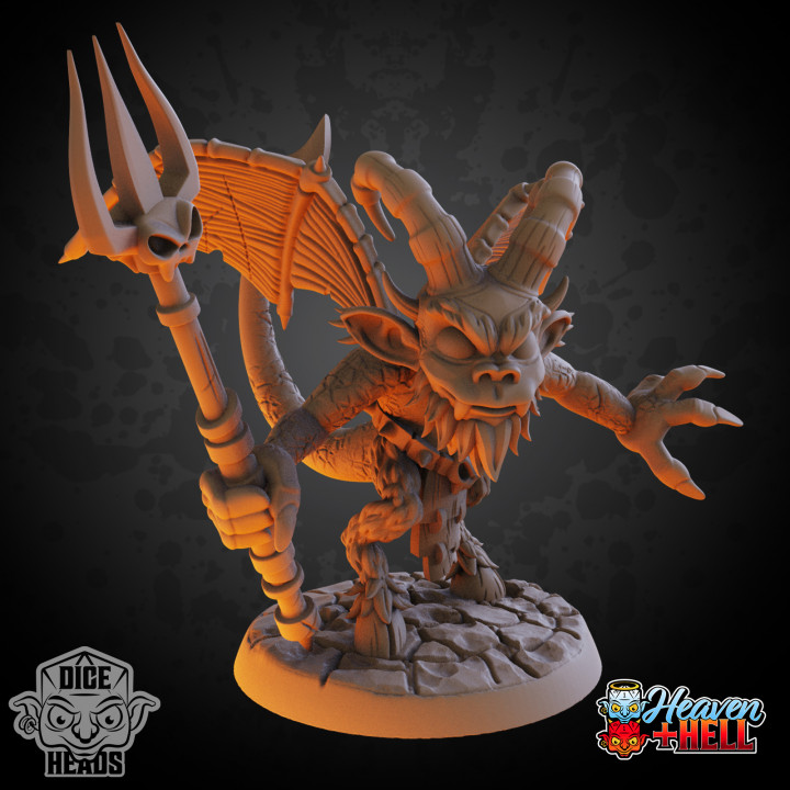 Téléchargement Horned Devil (pre-supported included) par Dice Heads