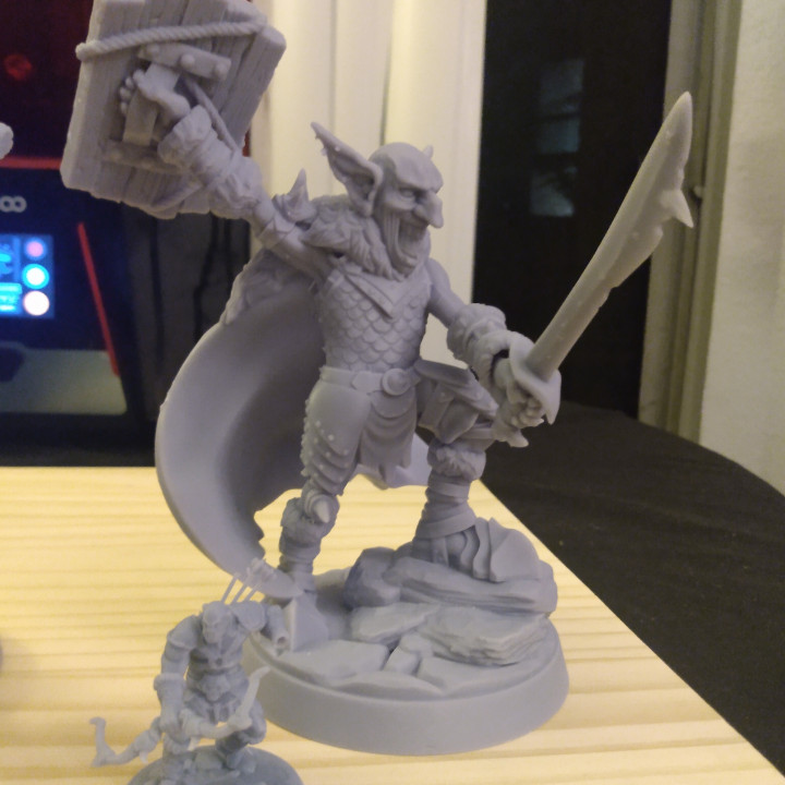 3D Print of Goblin Commander by Straight2Plate