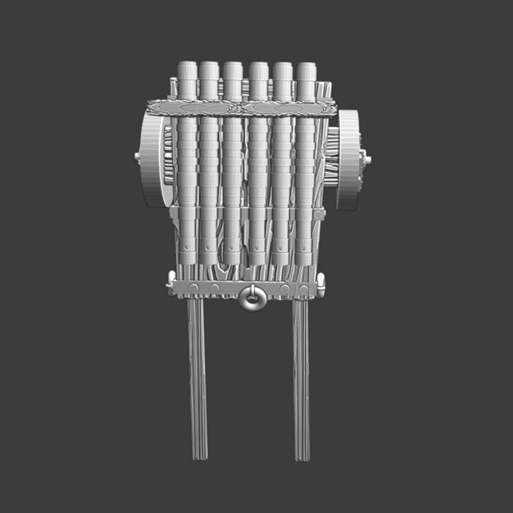 3D Printable Medieval organ canon - 6 barrels by Northern Crusades ...