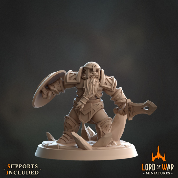 3D Printable COMPLETE Frost Dwarves Army Bundle (Presupported) by Lord ...