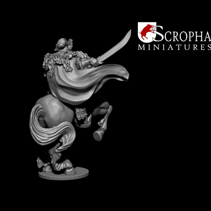 3D Printable Cuman warlord by Scropha Miniatures