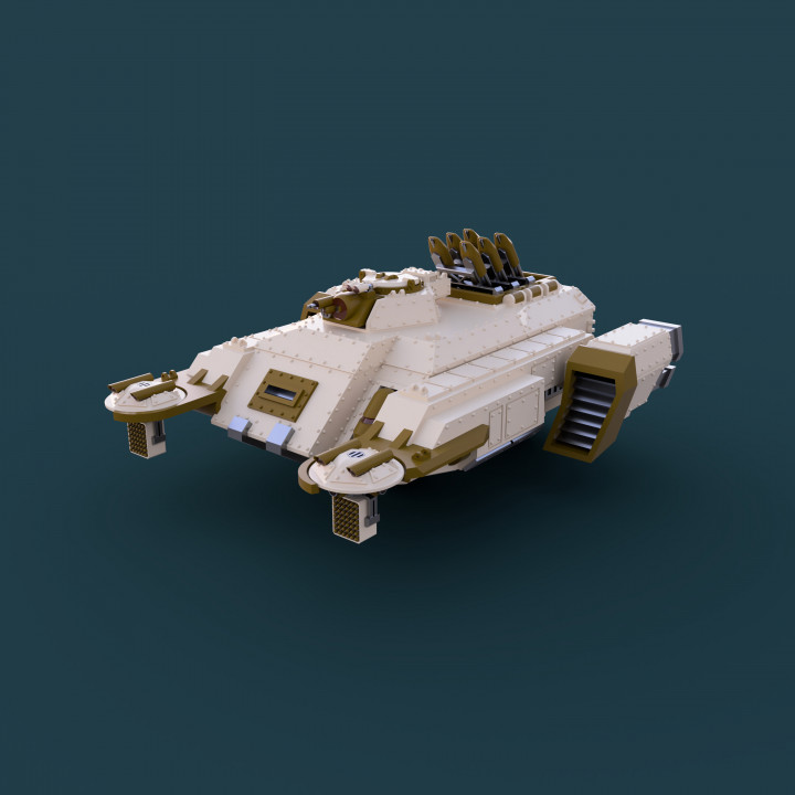 3D Printable Space Communist Human Auxiliaries - Missile Gunship ...