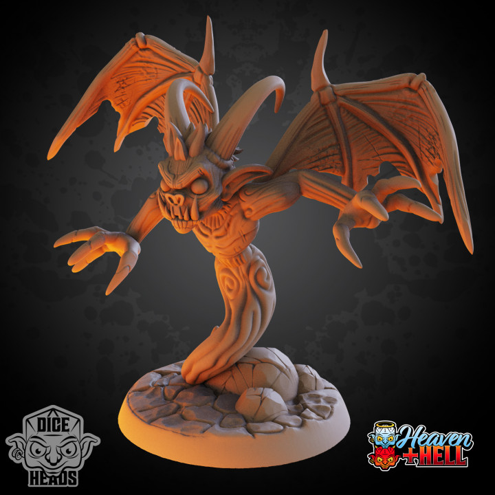 3D Printable Shadow Demon by Dice Heads