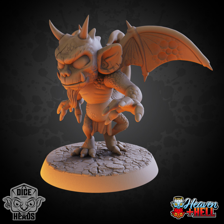 3D Printable Heaven & Hell Bundle Add-On by Dice Heads