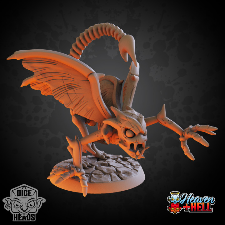 3D Printable Heaven & Hell Bundle Add-On by Dice Heads