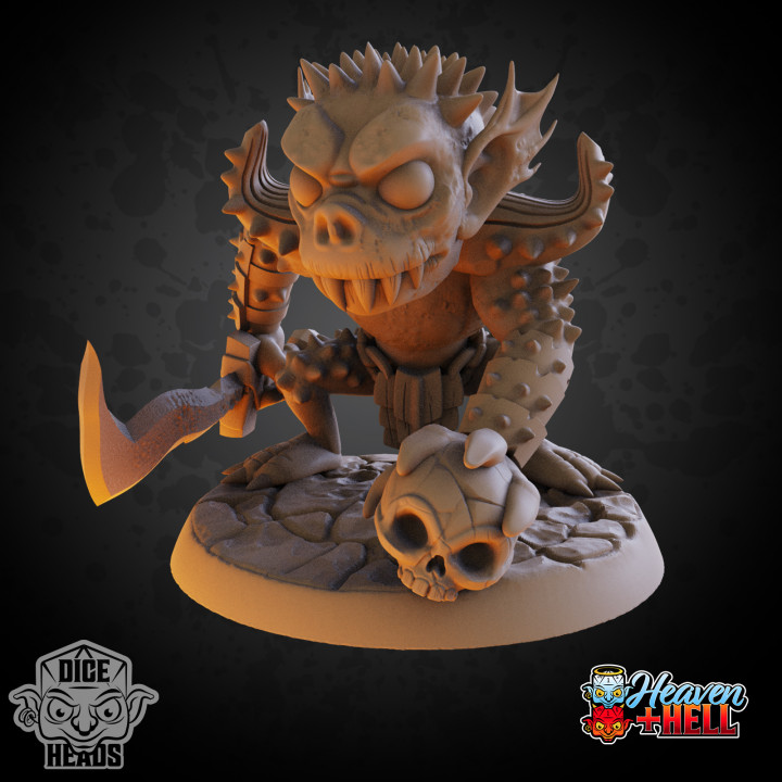 3D Printable Heaven & Hell Bundle Add-On by Dice Heads