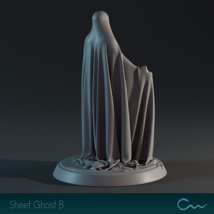 3D Printable Sheet Ghosts by The Cape Wyrm
