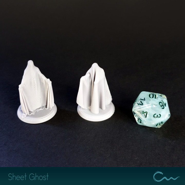 3D Printable Sheet Ghosts by The Cape Wyrm