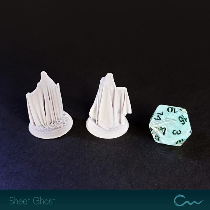 3D Printable Sheet Ghosts by The Cape Wyrm
