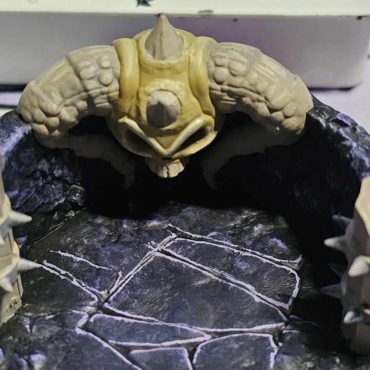 Impresión 3D de 75mm Heaven & Hell Display Bases de darkson8