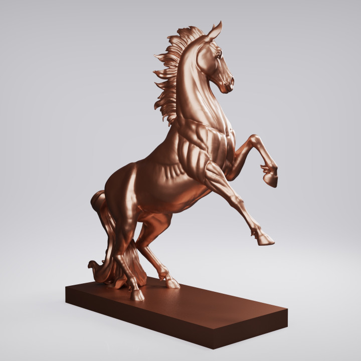 3D Printable Horse by Art of V