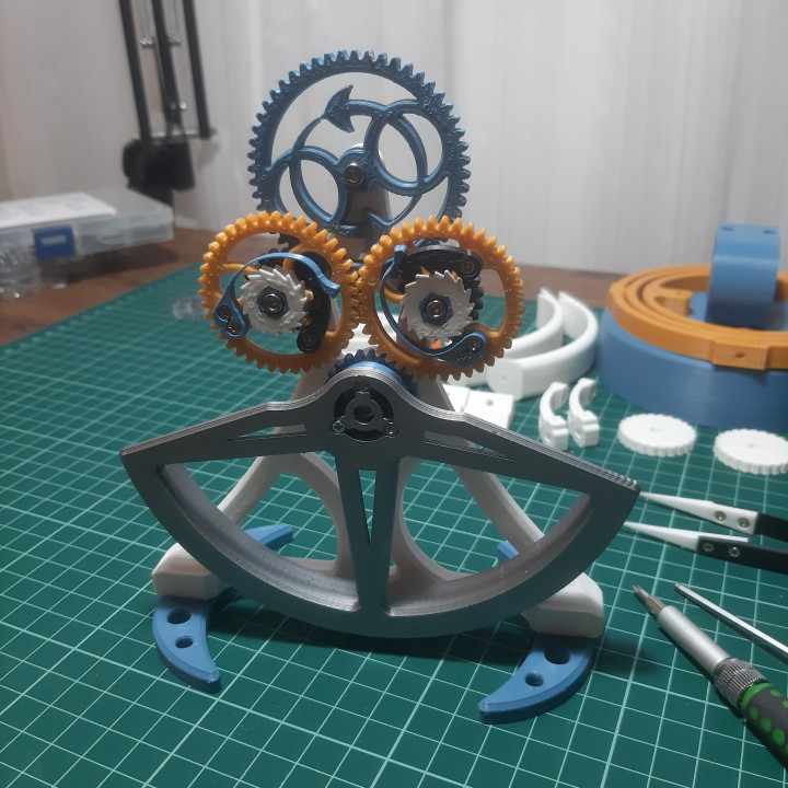 3D Print of Planar Two to One Way Mechanism by paulisac