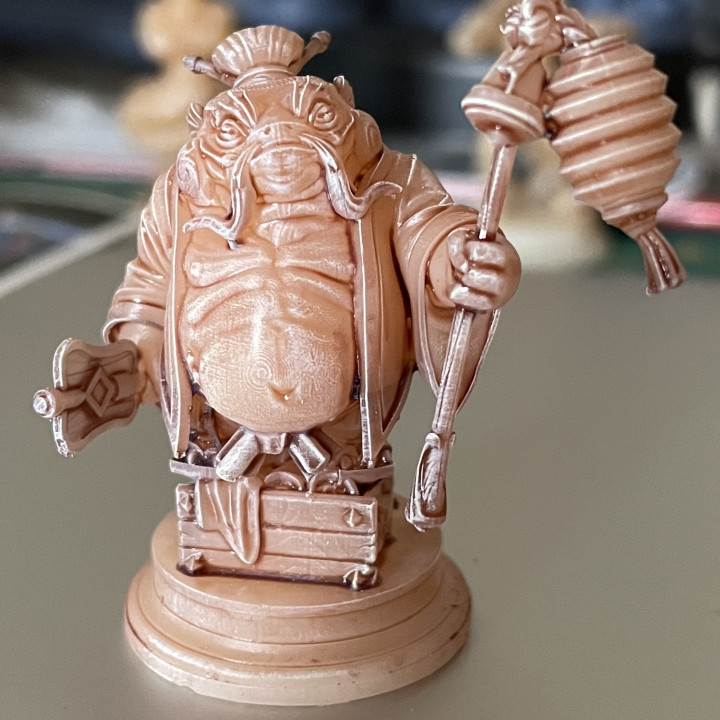 3D Printable Temple Keeper Locathah (Watchman) by Bite the Bullet