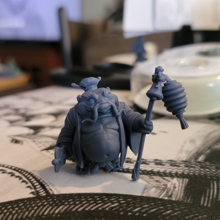 3D Printable Temple Keeper Locathah (Watchman) by Bite the Bullet