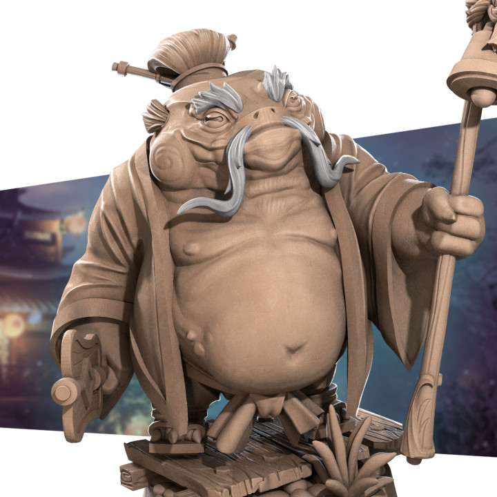 3D Printable Temple Keeper Locathah (Watchman) by Bite the Bullet