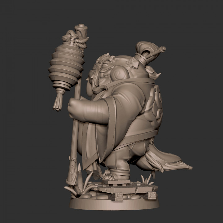 3D Printable Temple Keeper Locathah (Watchman) by Bite the Bullet