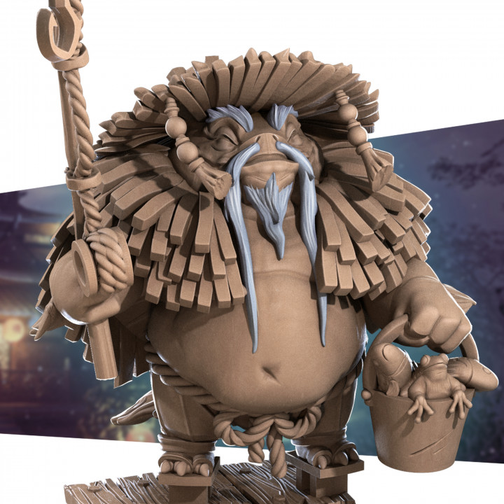 3D Printable Temple Keeper Locathah (Fisherman / Janitor) by Bite the ...