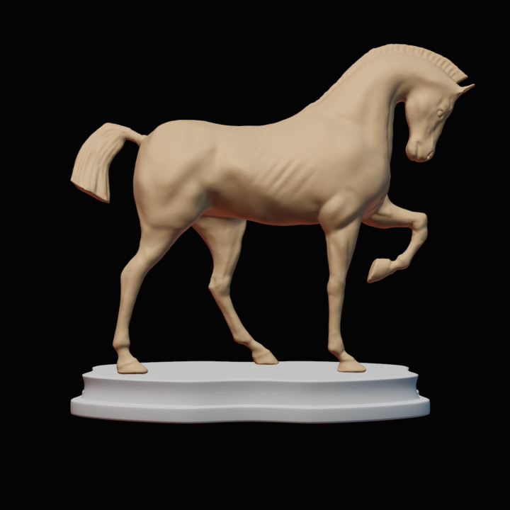 3D Printable horse by Gleison Freitas
