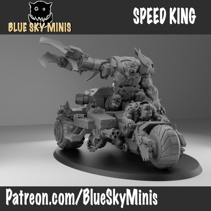 3D Printable Da' Speed King by Blue Sky Minis