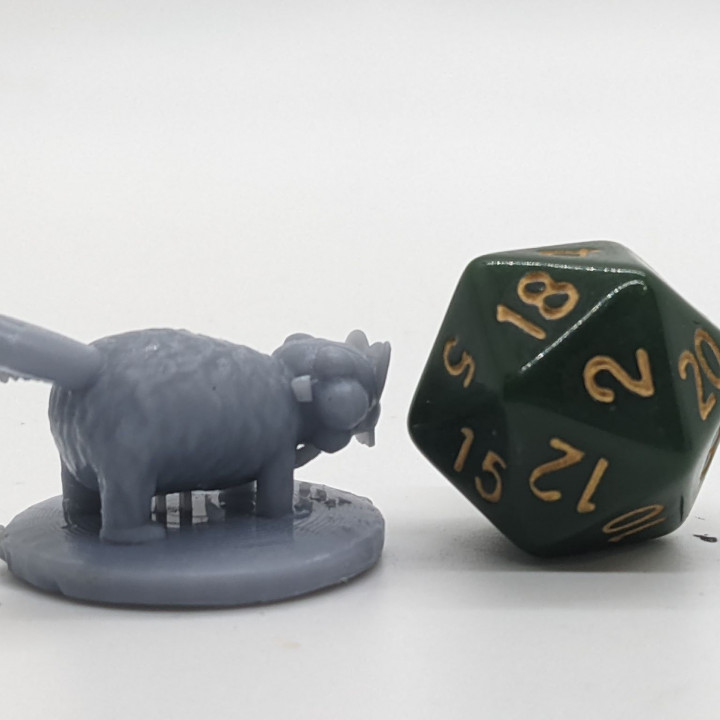 3D Printable Pokemon inspired, Bibarel, Tabletop DnD miniature by ...
