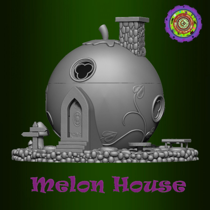 3D Printable Melon House by C2Dwellers
