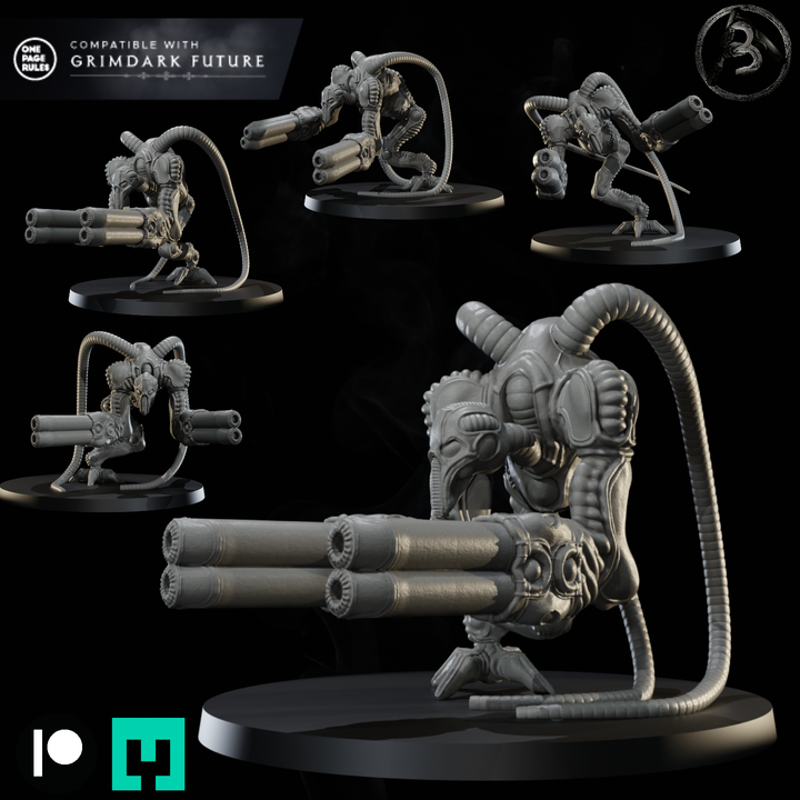 3D Printable Unlife First Genisis Bundle by bLUARt