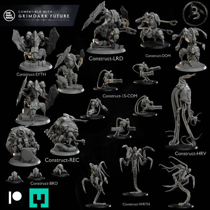 3D Printable Unlife First Genisis Bundle by bLUARt