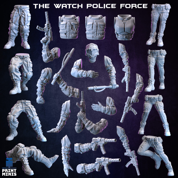 3D Printable The Watch Cyberpunk Police 2 - Raid in Zadorn Collection ... 3D Printable The Watch Cyberpunk Police 2 - Raid in Zadorn Collection ...