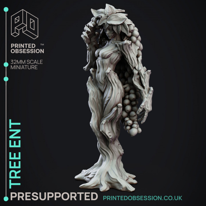 3D Printable Coffee Ent - Female Tree Ent - Goblin Potion brewers ...