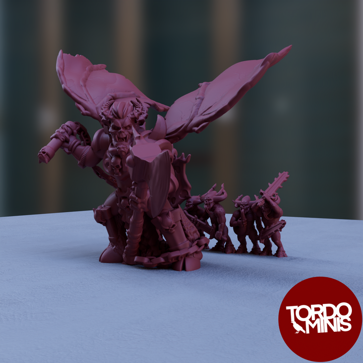 3D Printable Skull God: Blood Demon (8,10 and 15mm) by Tordo 10mm ...