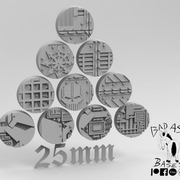 3D Printable Iron Forge Base Bundle by Badassbases