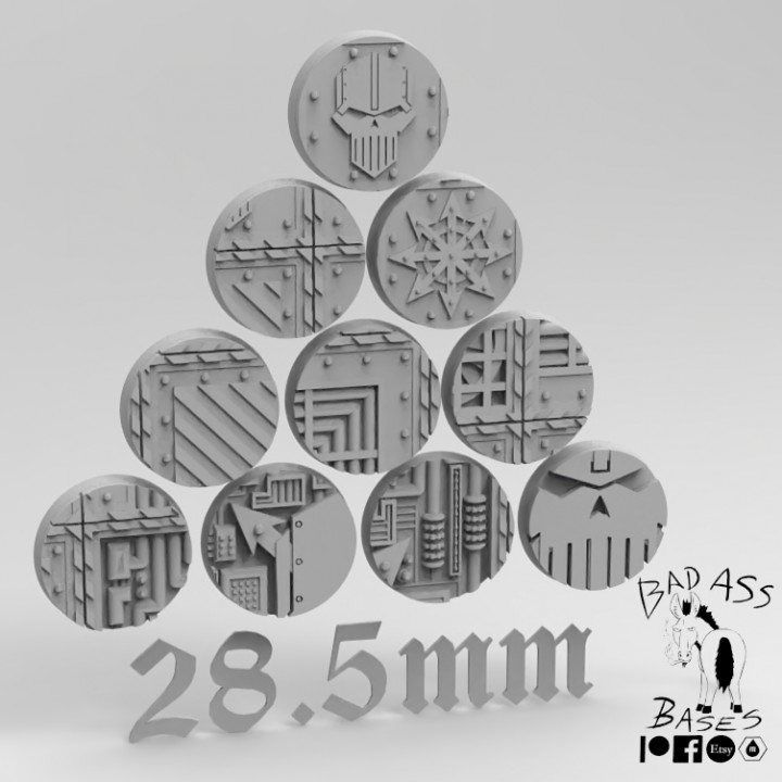 3D Printable Iron Forge Base Bundle by Badassbases