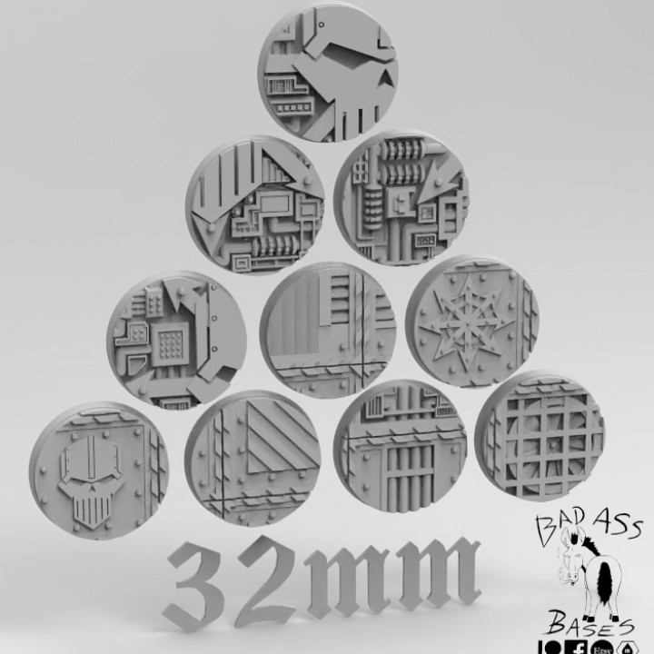 3D Printable Iron Forge Base Bundle by Badassbases