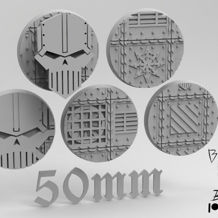 3D Printable Iron Forge Base Bundle by Badassbases