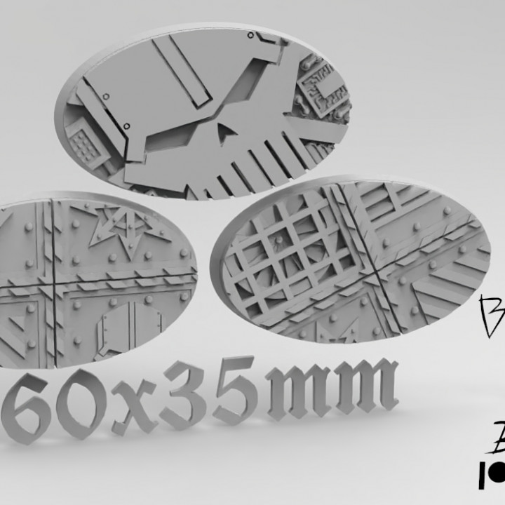 3D Printable Iron Forge Base Bundle by Badassbases