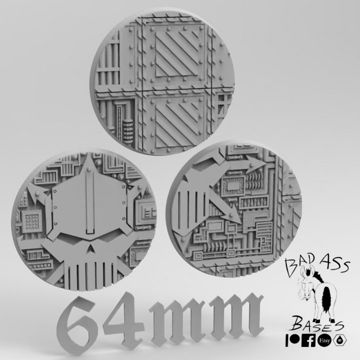 3D Printable Iron Forge Base Bundle by Badassbases