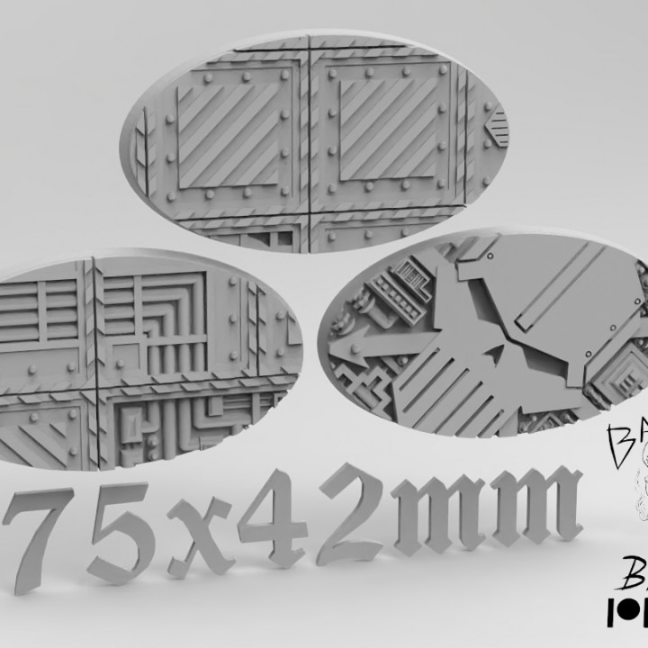 3D Printable Iron Forge Base Bundle by Badassbases