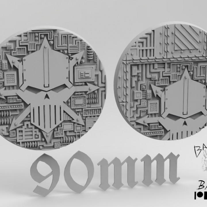 3D Printable Iron Forge Base Bundle by Badassbases