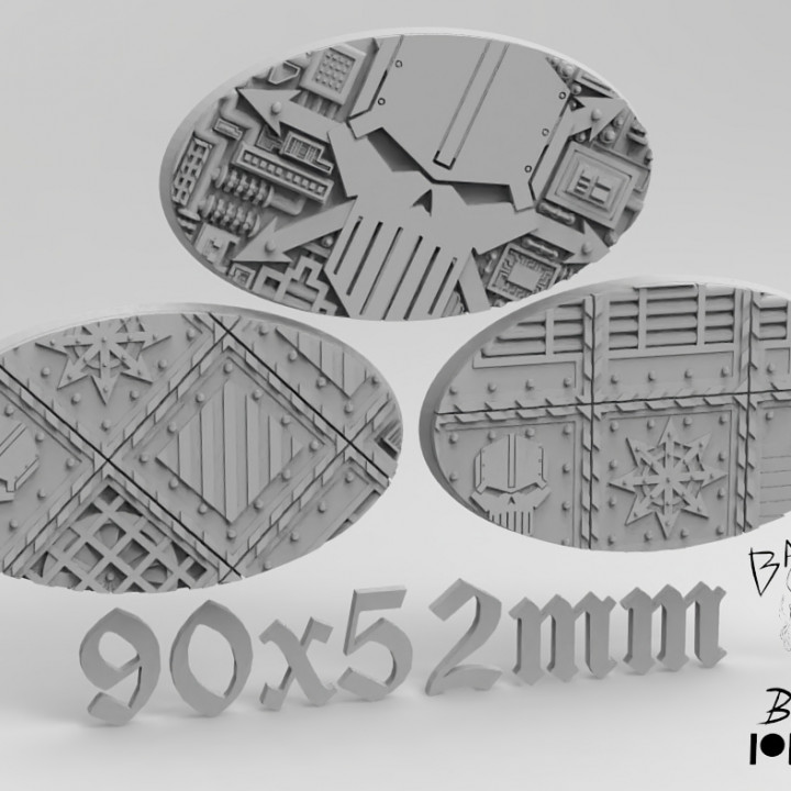 3D Printable Iron Forge Base Bundle by Badassbases