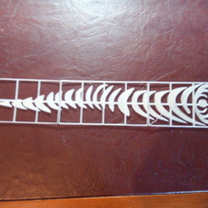 3D Printable Gust of Wind spell template - 25mm by Spencer McW