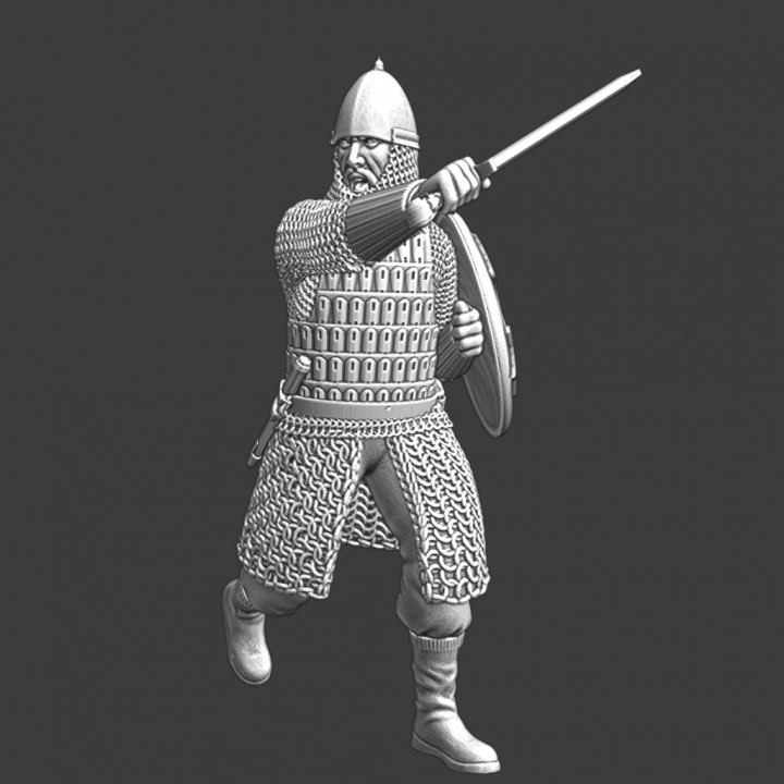 3D Printable Medieval Russian knight running by Northern Crusades ...