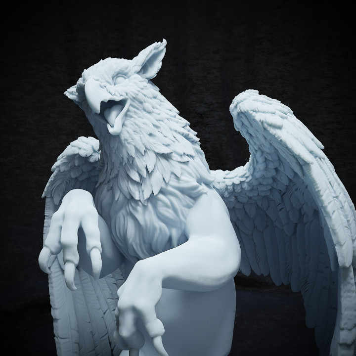 3D Printable Griffin - Creature | The Carnival of the Shattered by ...