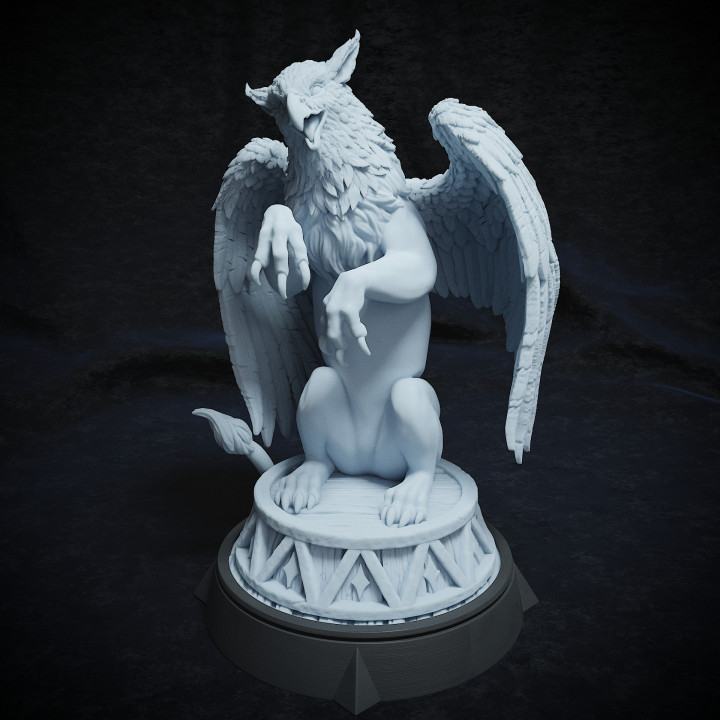 3D Printable Griffin - Creature | The Carnival of the Shattered by ...