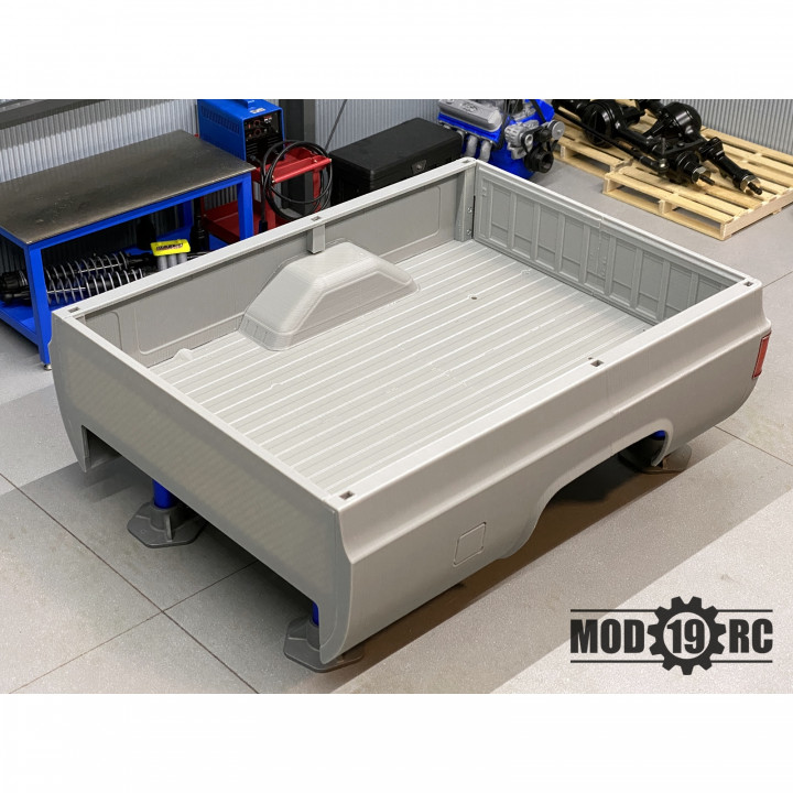 3D Printable Ultimate Scale RC4WD Long Bed - 13.6" Wheelbase by Mod19RC