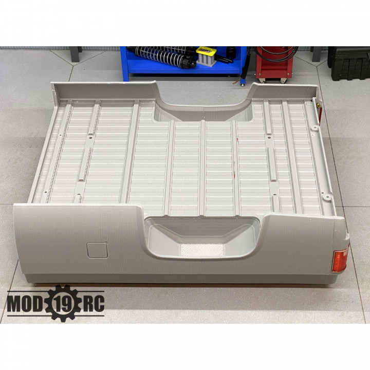 3D Printable Ultimate Scale RC4WD Long Bed - 13.6" Wheelbase by Mod19RC