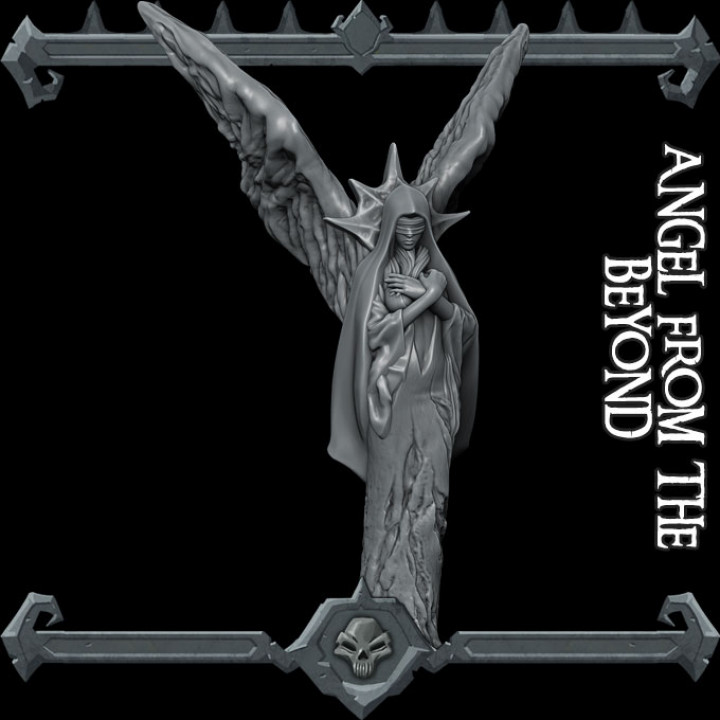 3D Printable Angel From The Beyond by RocketPigGames