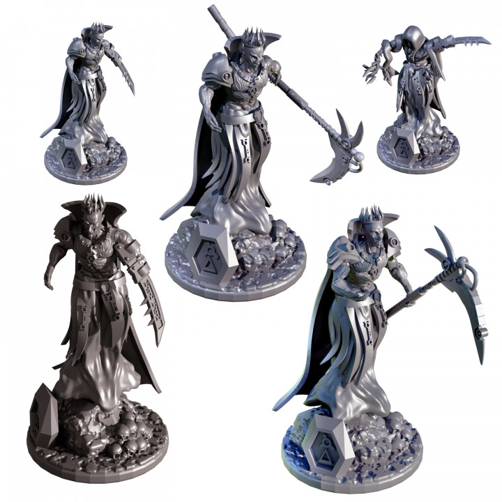 3D Printable The Night King | Vampire Resin Miniature by Lex Addams