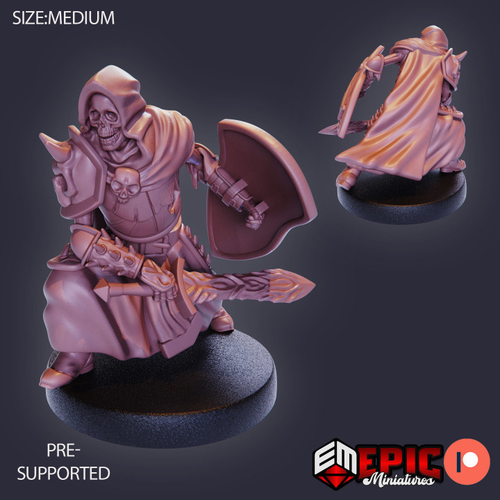 Descargar Skeleton Army Hooded Knight / Sword Master / Undead Commander ...