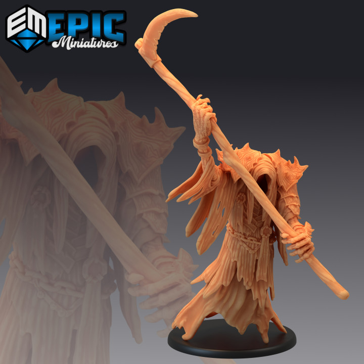 3D Printable Death Set / Grim Reaper / Life Taker / Graveyard Encounter ...